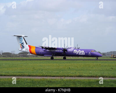 G-JECY, a De Havilland Canada DHC-8-400 turboprop aircraft operated by ...