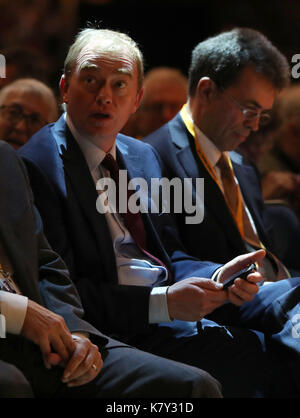 Former party leader Tim Farron with a Blackburn Rovers 'Pride of ...