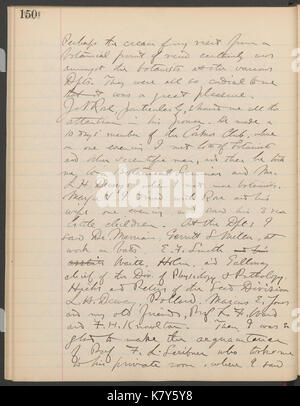 Journal,1895-1896 (bulk), 1895-1927 (inclusive) (Page 159 Stock Photo ...