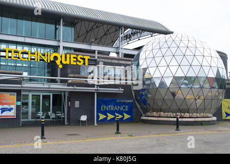 A general view of Techniquest science museum at Cardif Bay, Wales, UK ...