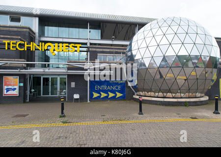 A general view of Techniquest science museum at Cardif Bay, Wales, UK ...