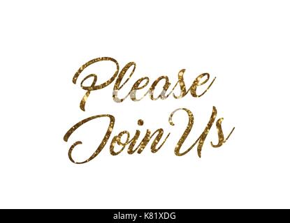 Please Join Us retro vector design with classic vintage-style 1950's ...