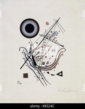 Wassily Kandinsky, Untitled abstract painting in gouache, 1940 Stock ...