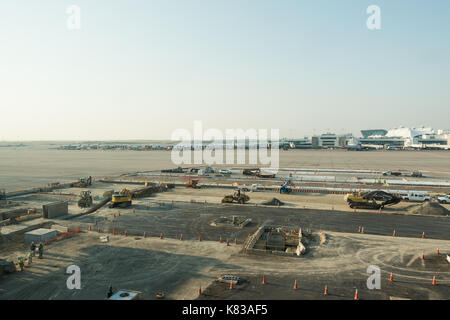 Current construction / renovation on the tarmac at the Denver ...