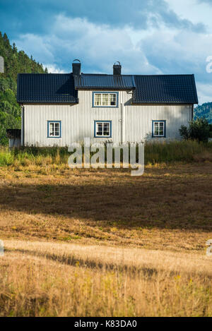 Rural House near of the Notodden, Telemark, Norway, Europe Stock Photo ...
