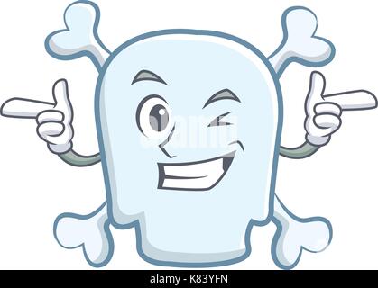 Wink cross character cartoon style Stock Vector Image & Art - Alamy