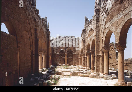 Basilica of St. Sergius, Byzantine church, Rusafa (or Resafa), Syria ...