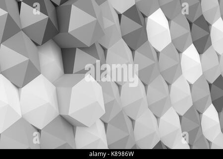 Abstract hexagon pattern background with copy space for text and ...