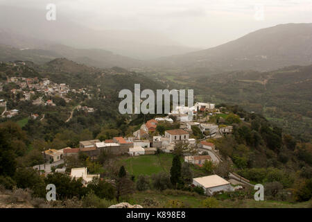 Thronos is a mountain village in central Crete.. Thronos ist ein ...