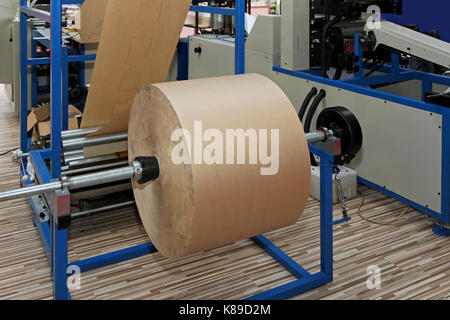 Printing and packaging from recycled paper rolls, industrial commercial ...