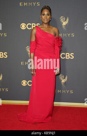 Issa Rae at the 69th Annual Emmy Awards held at the Microsoft Theater ...
