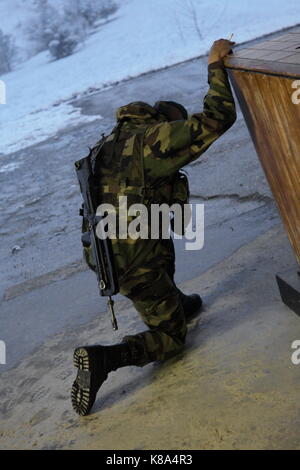 A French Foreign Legion recruit (Engagé Volontaire), not quite yet a ...