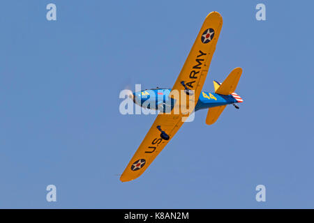 Airplane WWII Fairchild PT-19 trainer aircraft Stock Photo - Alamy