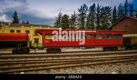 Ecuadorian Steam Locomotive In Cimbacalle Trains Museum Quito Ecuador ...