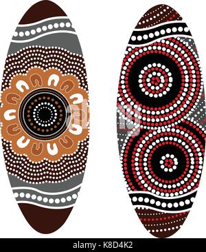 Aboriginal shield (Vector art). Illustration based on aboriginal style ...