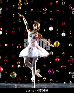 Constance Devernay of the Scottish Ballet, dressed in a Sugar Plum ...