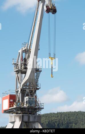 cargo ships in the port of Aviles, Asturias, Spain Stock Photo - Alamy