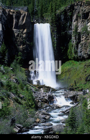 Tumalo Falls, Deschutes National Forest, Oregon Stock Photo - Alamy