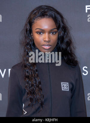Leonie Anderson arrives at the Fenty Beauty by Rihanna launch party at ...