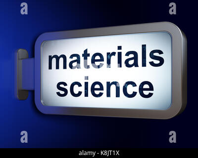 Science concept: Materials Science on billboard background Stock Photo ...
