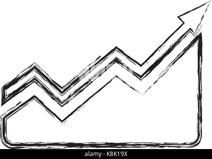 arrow increase isolated icon Stock Vector Art & Illustration, Vector ...