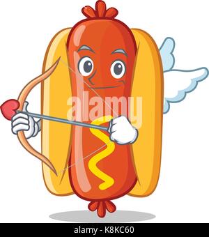 Cupid meat character cartoon food Stock Vector Image & Art - Alamy