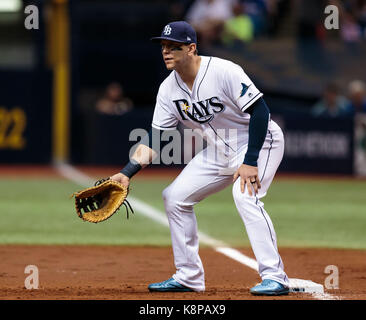 Tampa Bay Rays pitcher Logan Workman poses for a portrait during photo ...