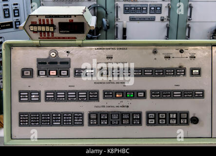 Titan missile launch control console at the Titan Missile Museum ...