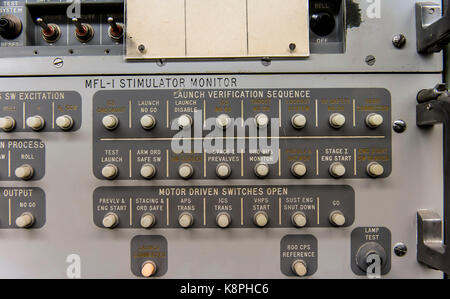 Titan missile launch control console at the Titan Missile Museum ...