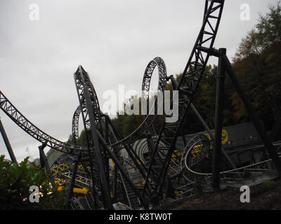 The Smiler at Alton Towers Stock Photo - Alamy