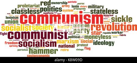 Marxism word cloud concept Stock Photo - Alamy