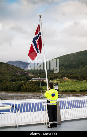 Bognes Lodingen Ferry, Norway, Scandinavia, Europe Stock Photo - Alamy