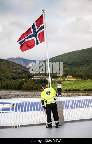 Bognes Lodingen Ferry, Norway, Scandinavia, Europe Stock Photo - Alamy