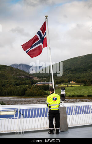 Bognes Lodingen Ferry, Norway, Scandinavia, Europe Stock Photo - Alamy