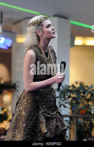French singer Camille Lou attends showcase in Lyon, France Stock Photo ...