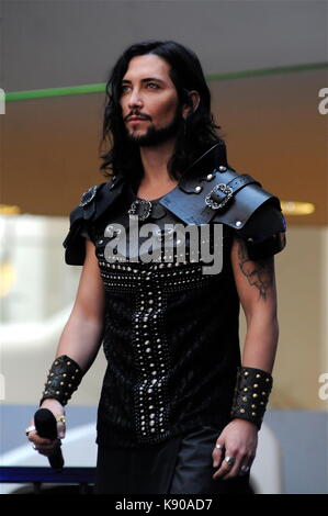 King Arthur musical: French singer Florent Mothe attends showcase in ...