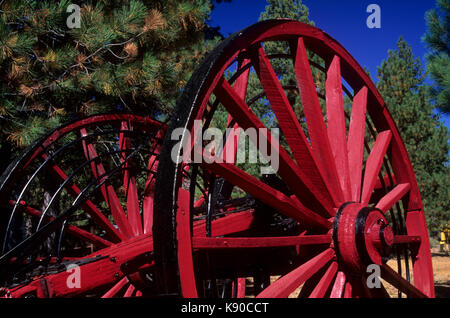 High Wheels at Logging Museum, Collier Memorial State Park, Oregon ...