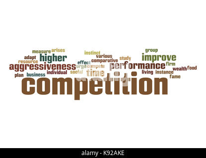 Competition word cloud Stock Photo: 100755982 - Alamy