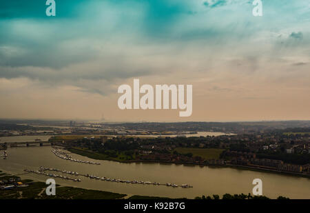 Aerial Shot from Strood Marina Stock Photo - Alamy