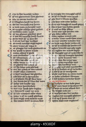 KB 76 E 5 Die Dietsche Doctrinale, folium 041r Stock Photo - Alamy