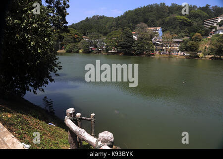 Kandy Sri Lanka Kiri Muhuda Large Artificial Lake Created In 1807 by ...