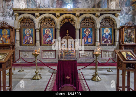 Interior of the Sapara Monastery, Akhaltsikhe District, Georgia Stock ...