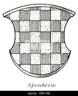 Luthmer V - 00c - Wappen Sponheim Stock Photo - Alamy