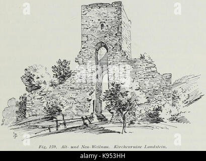 Luthmer II-159-Alt- und Neu-Weilnau Kirchenruine Landstein Stock Photo ...