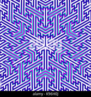 vector colorful triangle anaglif design hinduism swastika ornament ...