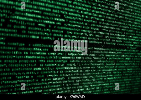 Internet concept, javascript code. Language web pages, computers ...