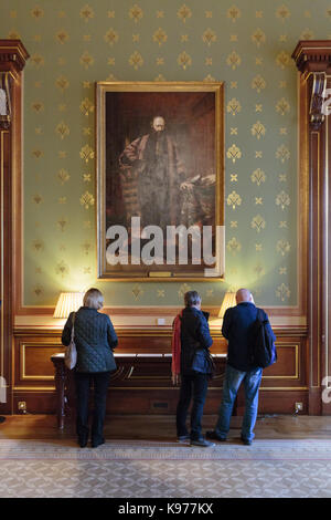 Visitors in the Dining Room of the Locarno Suite in the Foreign and ...