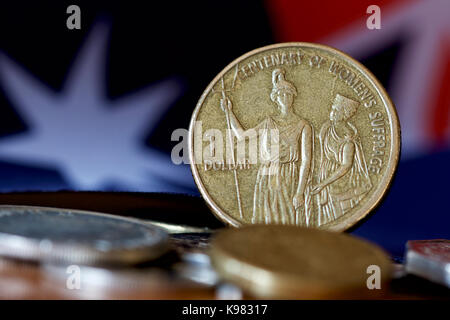 Australian dollar coin commemorating the centenary of Scouting in ...