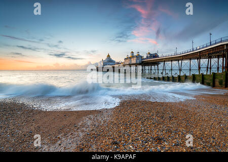 Eastbourne Pier at the South Coast of England Stock Photo - Alamy
