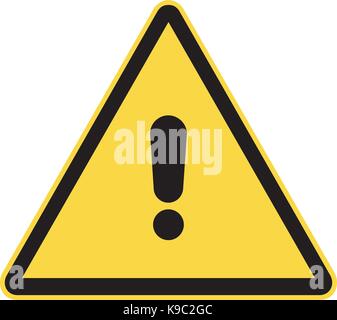 General warning sign Stock Vector Image & Art - Alamy